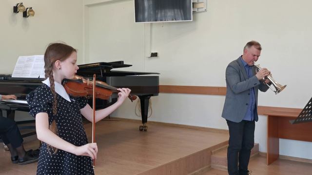 А. Пахмутова - Мелодия / Скрипка и труба