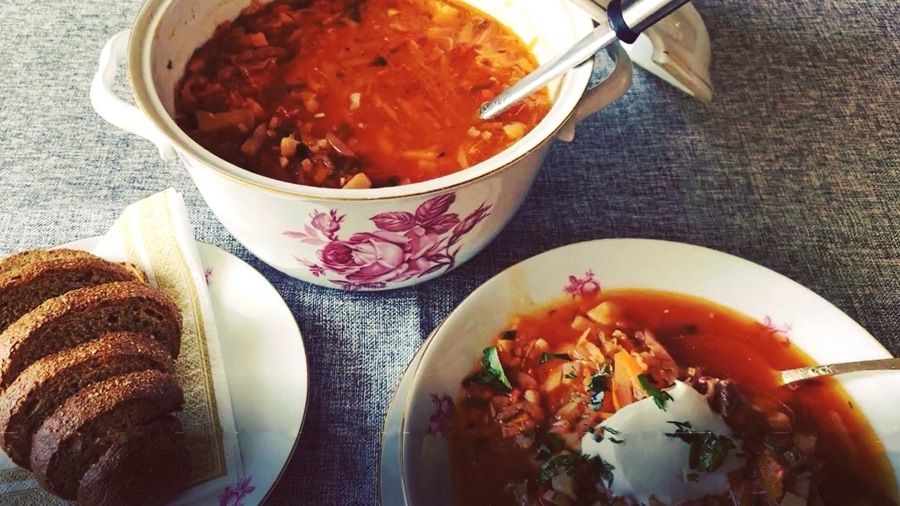 БОРЩ.КУБАНСКИЙ БОРЩ.НОВИНКА.РЕЦЕПТ КУБАНСКОГО БОРЩА🔥Ольгины Рецепты.