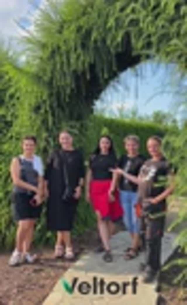 Гости из Велторф в питомнике ЁЛЫ-ПАЛЫ