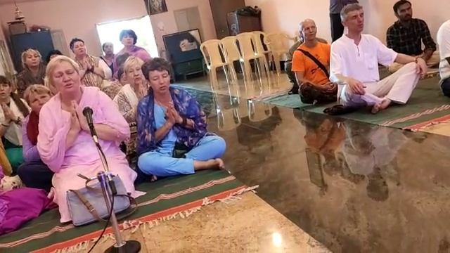 В храме Сатья Саи Бабы. г. Тумкур, 2020 год