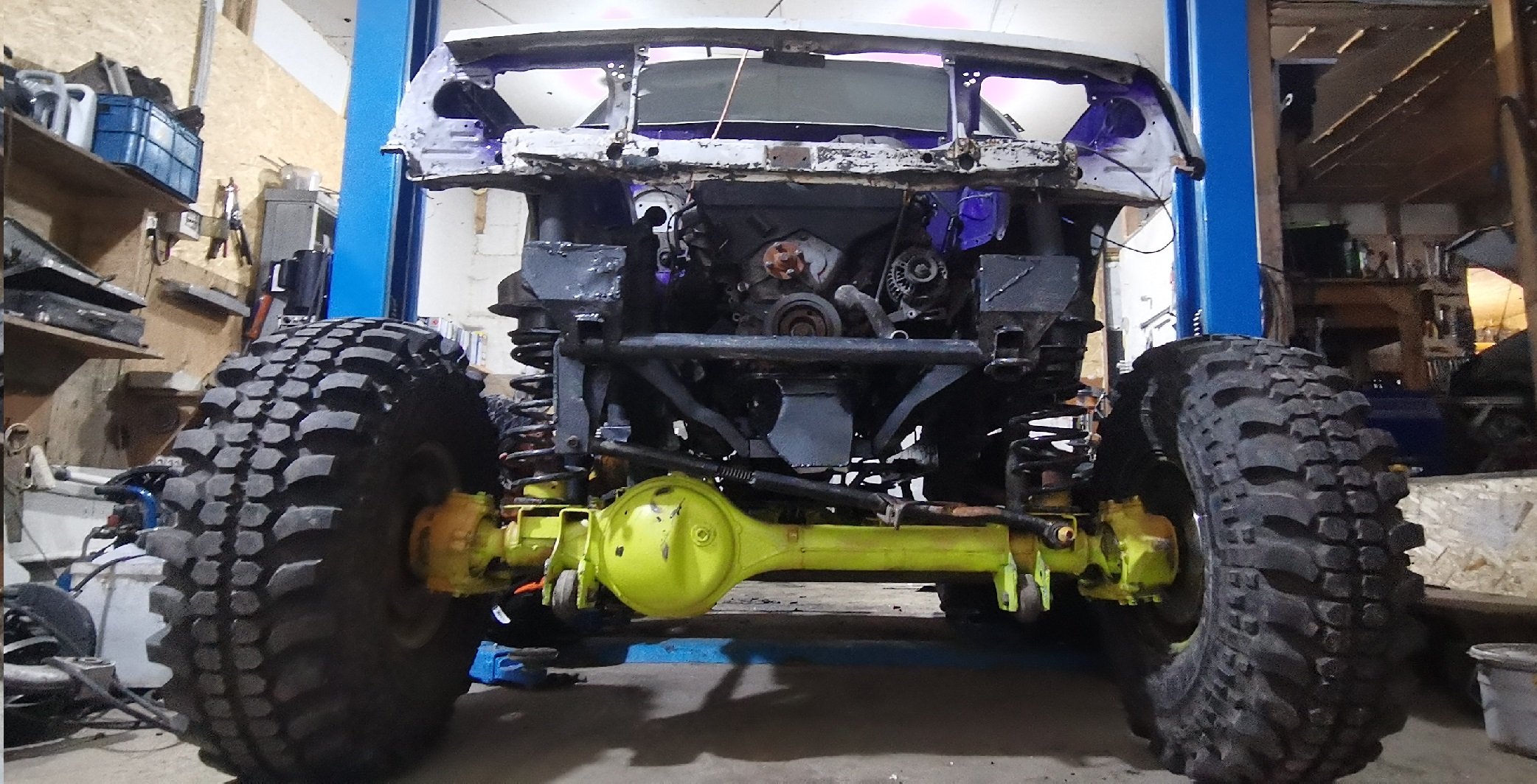 Suzuki Escudo: на 5VZ и мостах Patrol Y60 - впервые своим ходом после СВАПа.