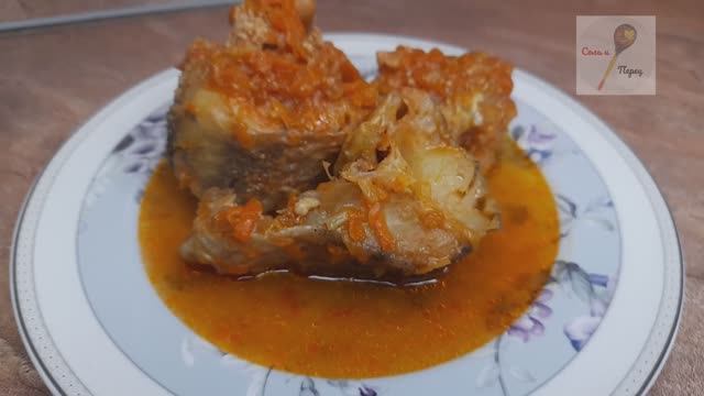 Минтай в томатной пасте, ну очень вкусный!