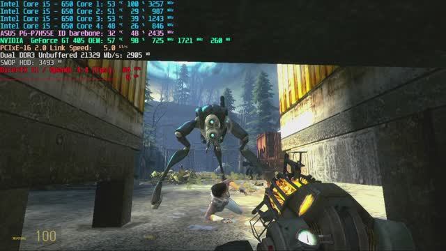 Intel i5-650 + GF 405 OEM Half-Life 2.mkv