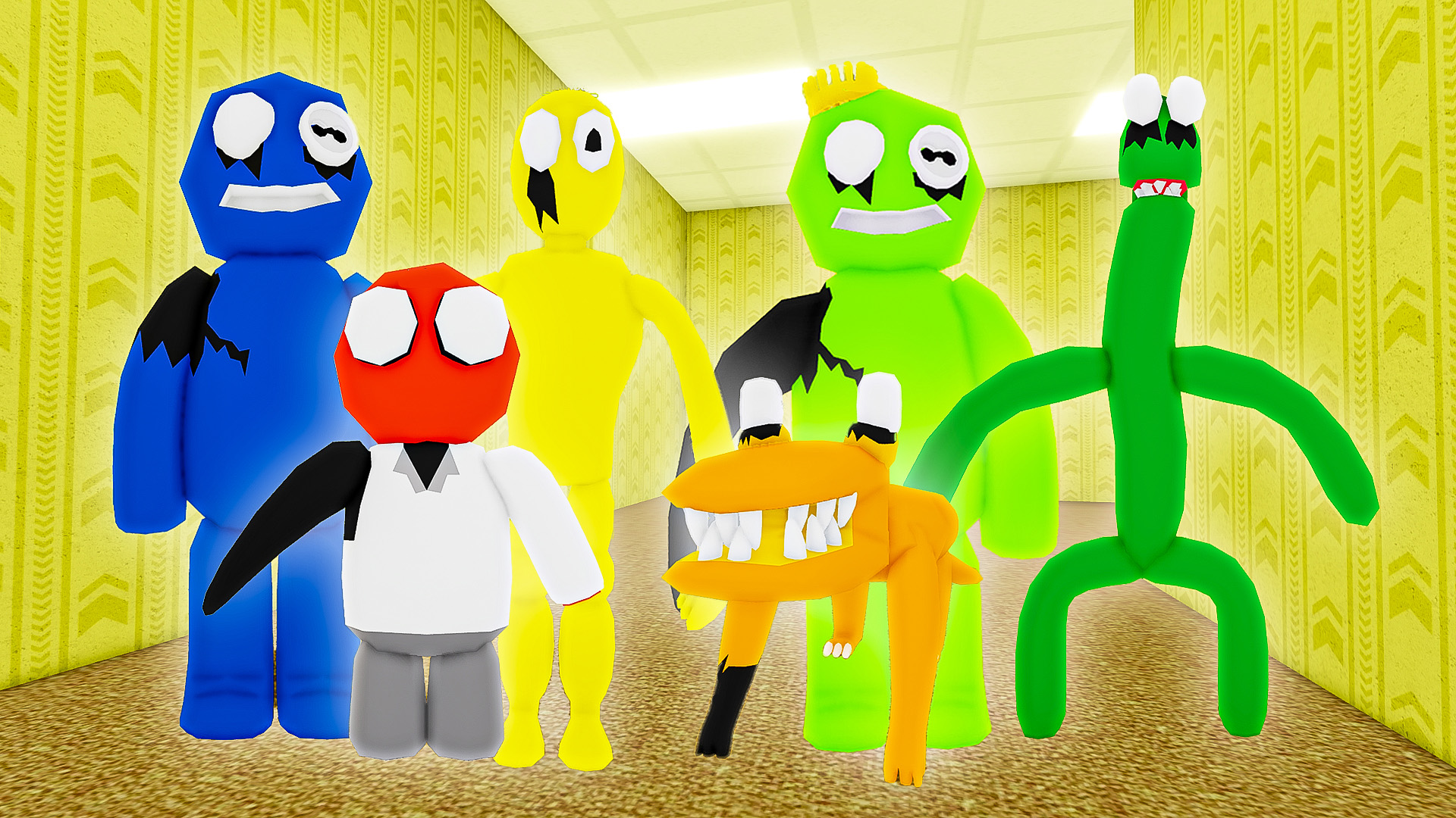 Я НАШЕЛ РАДУЖНЫХ ДРУЗЕЙ В ЗАКУЛИСЬЕ РОБЛОКС