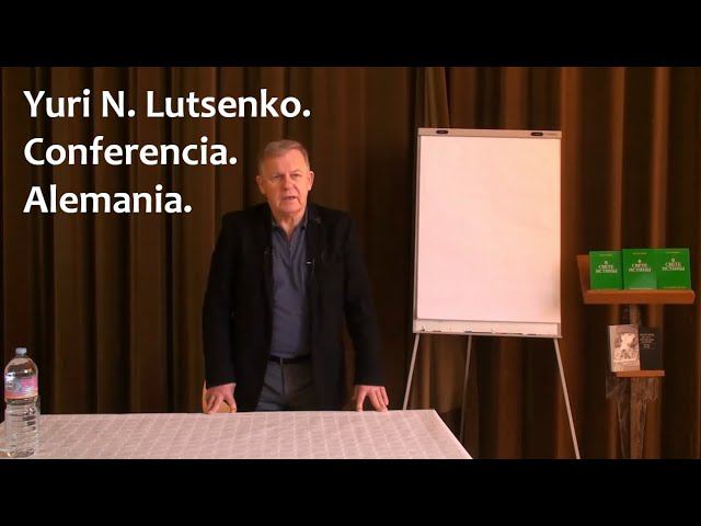 Yuri N. Lutsenko. Сonferencia. Alemania. 24 de marzo de 2018