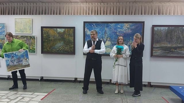 Открытие выставки "Семьи связующая нить" (11.04.2024)