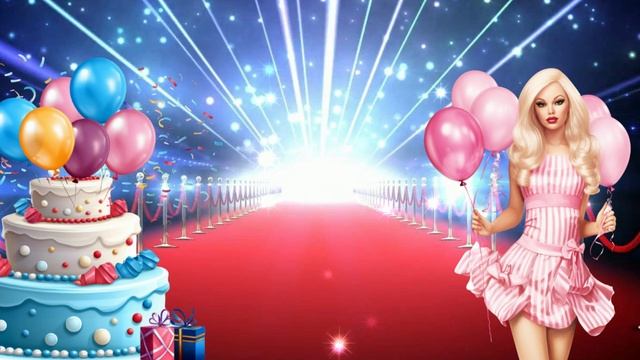 футаж на день рождения