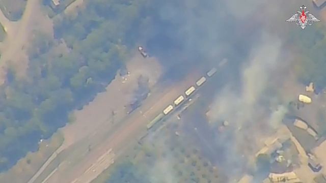 Уничтожение эшелона с боеприпасами ВСУ на станции Межевая, Днепропетровской области