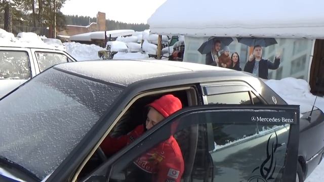 Запуск Мерседеса W 124 в -35.