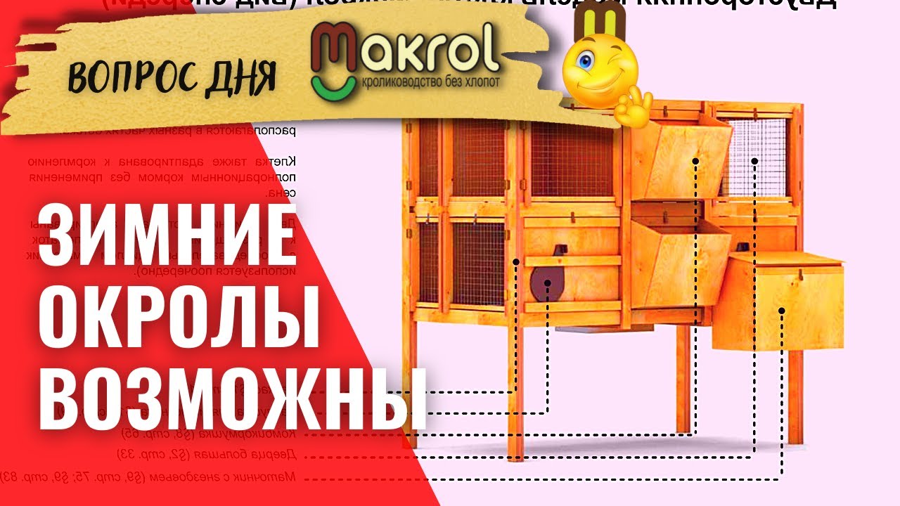 ?Особенности обслуживание маточника для кроликов зимой. Как Вам поможет #Макрол #Кей-тайм #Макляк