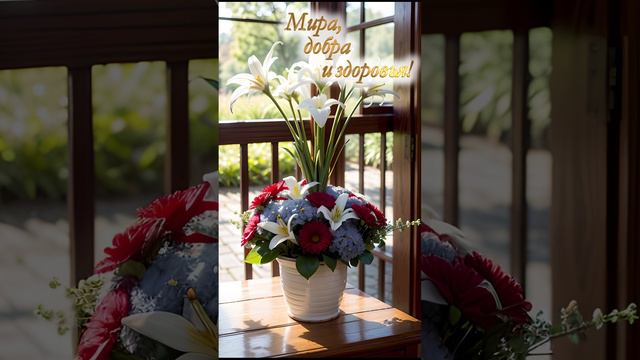 Шикарный букет от Нейросети / AI Art: The Gorgeous Bouquet - M015