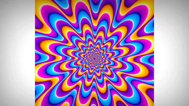 Упражнение для глаз - Снятие напряжения и усталости глаз - Оптическая иллюзия 02