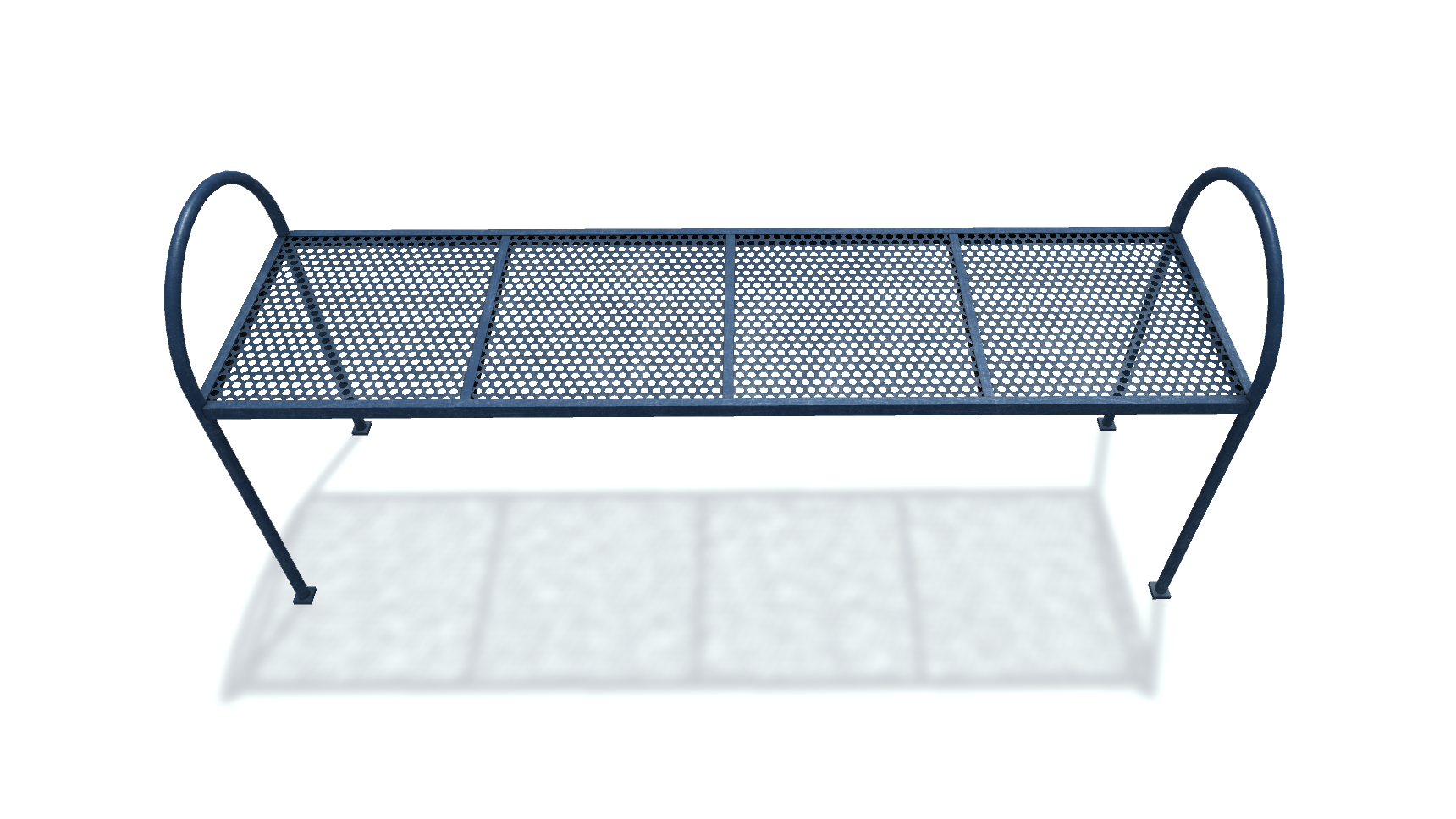 3D модель  Скамейка Q. 3D model  "Bench Q".