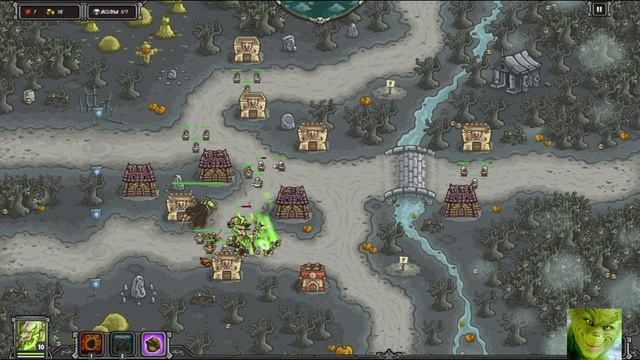 Kingdom Rush Frontiers (Ветеран) → Сумрачный Замок - Железное Испытание