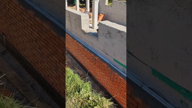 Строим Дом в Селище Кладка Кирпича #дастрой #стройка #кладка #кирпичныйдом