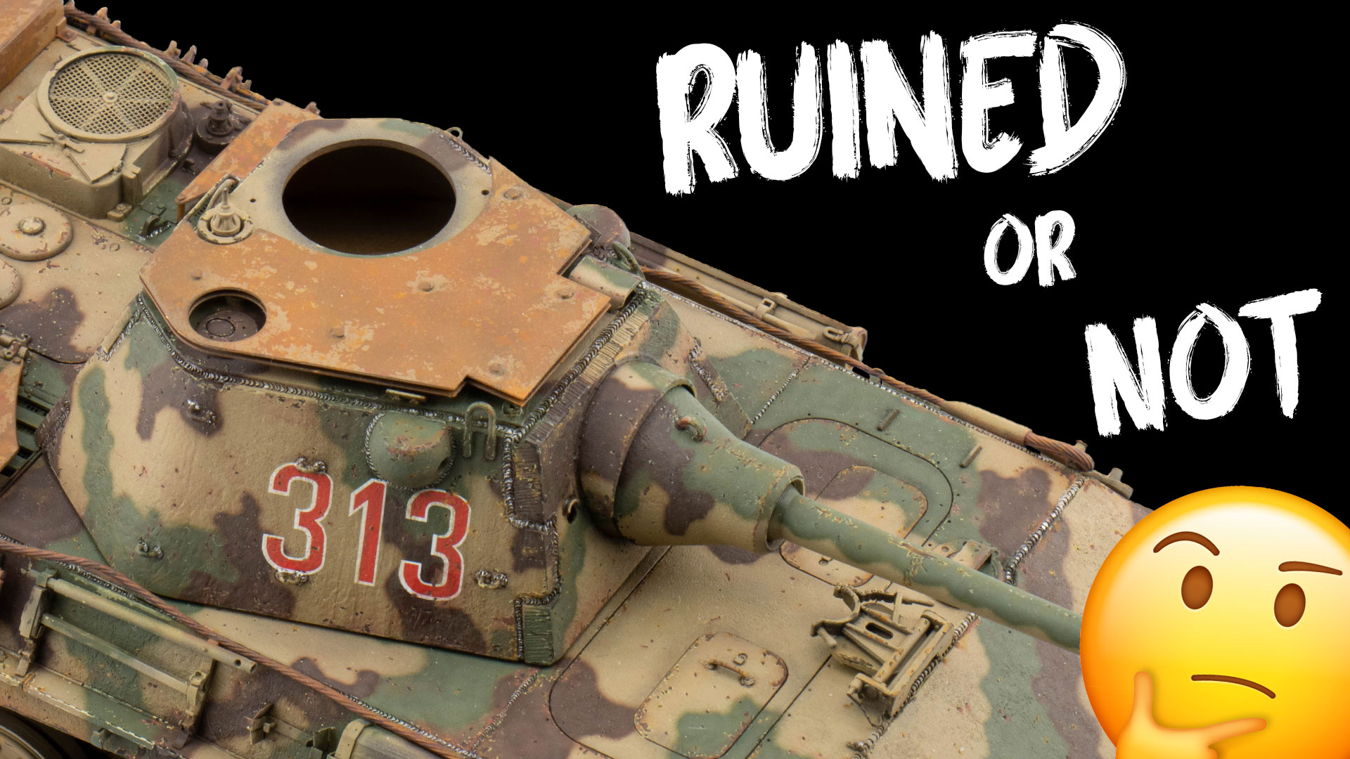 Сколы и ржавчина | Let’s make the Panther F ruined | RFM Panther F 1/35 (5045)