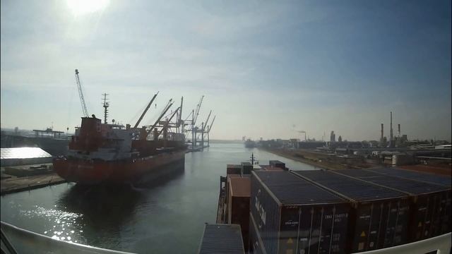 Порт Равенна, Италия. Timelapse.