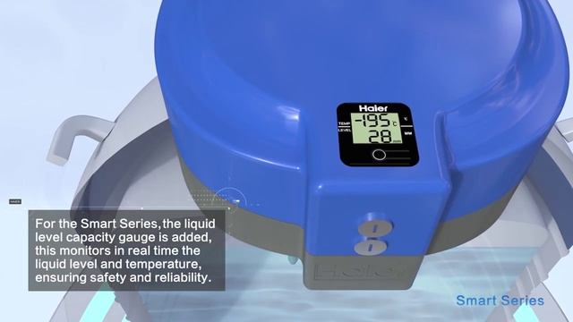 Сосуды Дьюара для длительного хранения и транспортировки биоматериалов в жидком азоте Haier