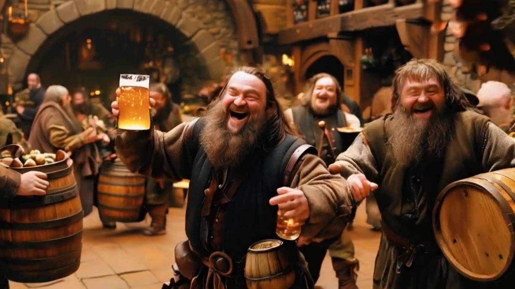 Гномы. Пиво, мясо, праздник в Одинокой горе. Мини-фильм + Музыкальный рассказ