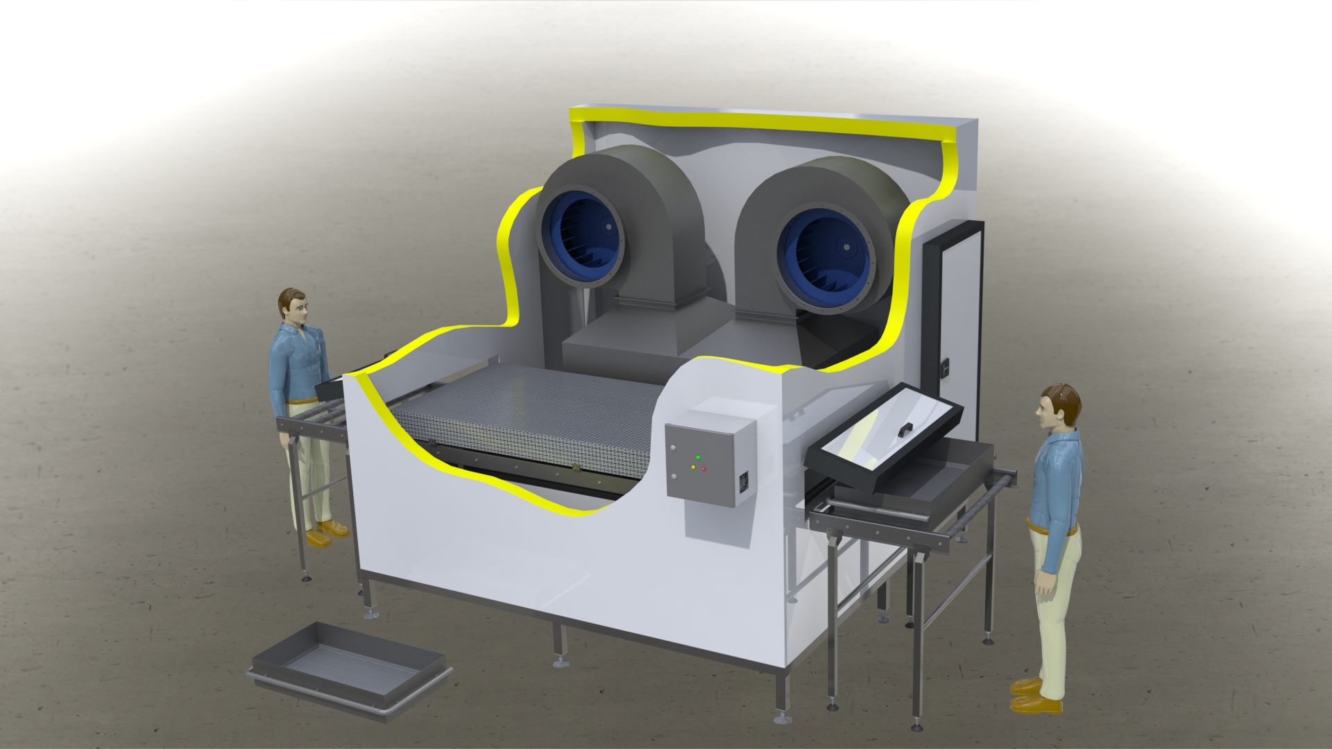 IQF freezer (fluidization)