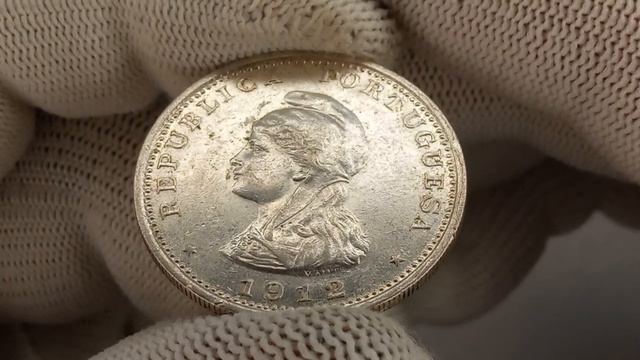 Индия   Португальская 1 рупия, 1912 года.