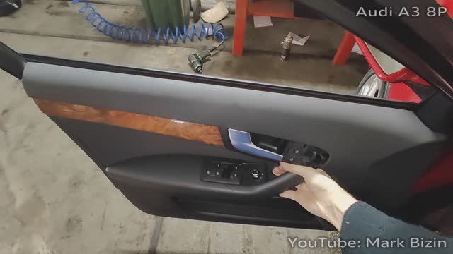 Снятие проводки в водительской двери Audi A3 8P, оборвались провода на изгибе