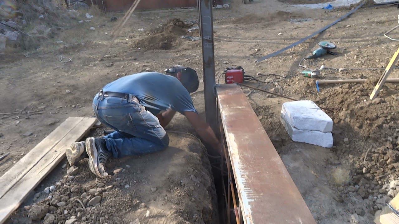 Делаем откатные ворота - 2