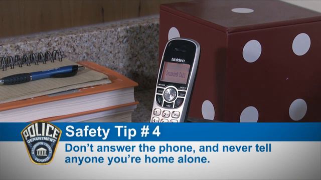 Police Safety Tips_ Kids Home Alone