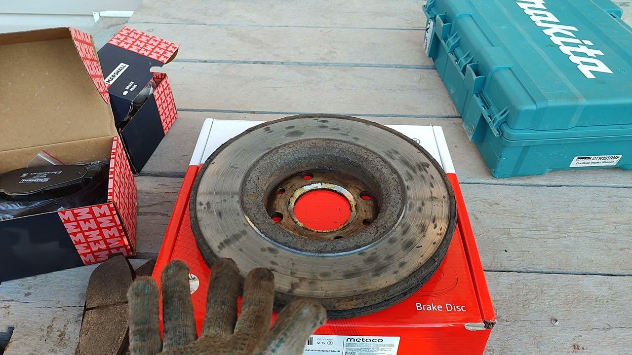 Опыт использования Тормозных дисков и колодок от Metaco. Ставлю колодки Marshall