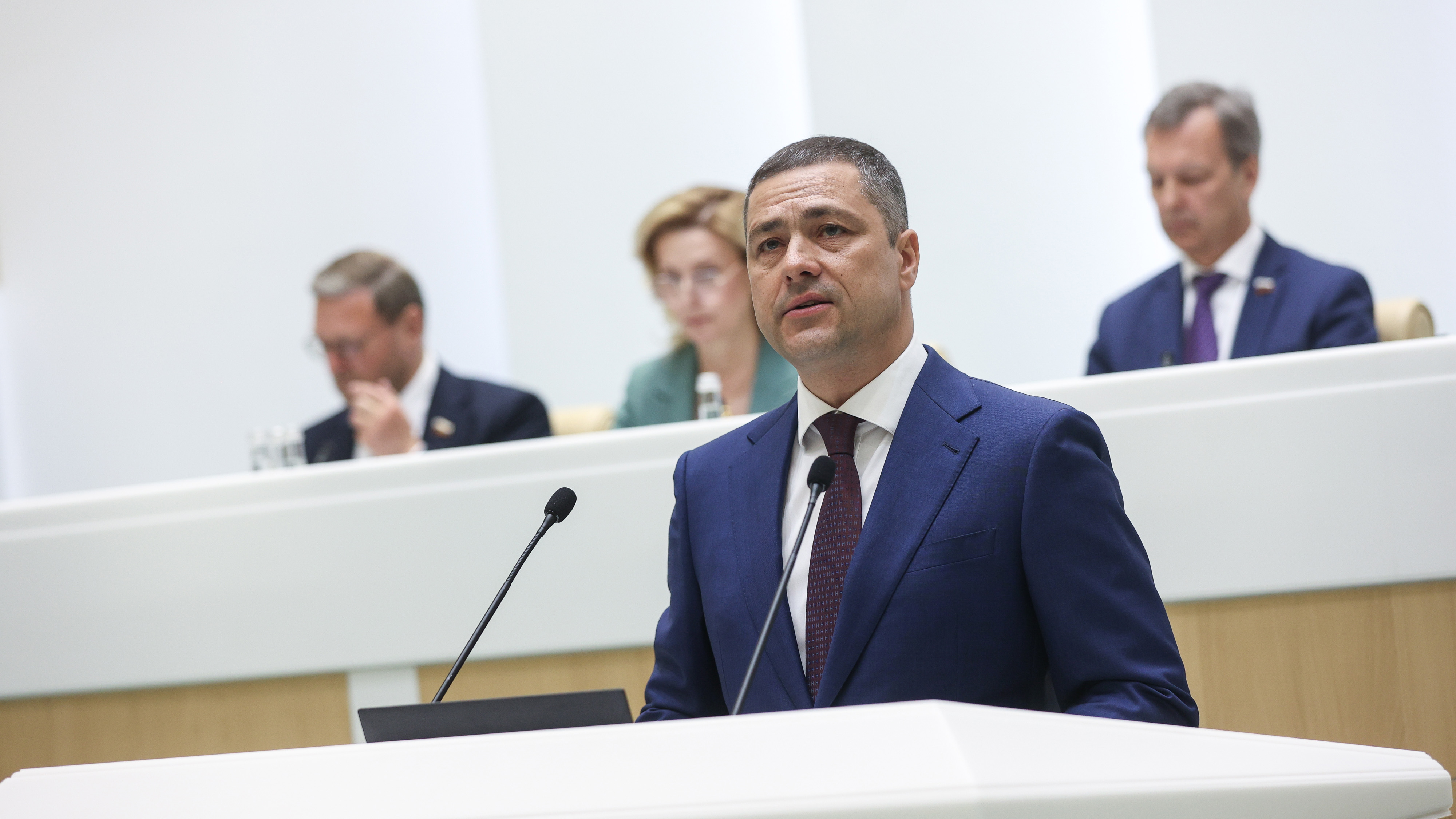 Выступление руководителей Псковской области