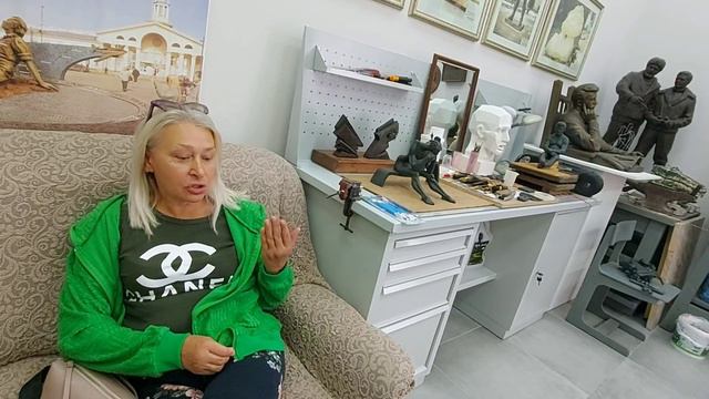 Ч. 2. Аболаковские дни. Мастерская скульптора Дмитрия Шавлыгина