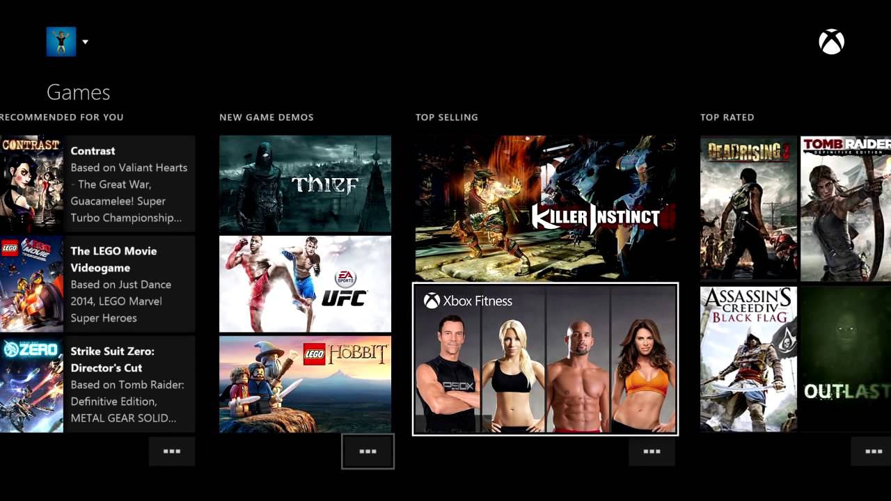 Немного о Xbox One - Обзор магазина (Store) и новых возможностей Snap