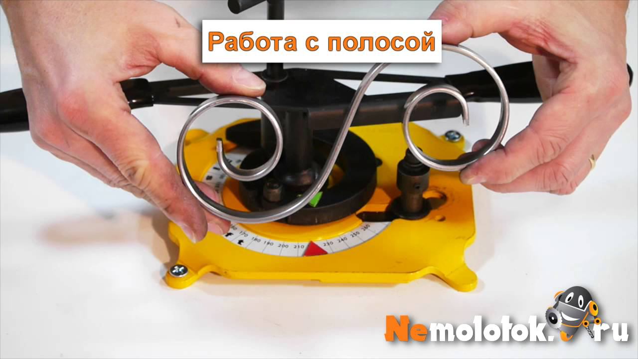 Станок Eisenkraft SF - создание завитков из стальной полосы (холодная ковка)