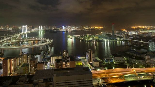 ТОКИО (мегаполис ночью) для фона