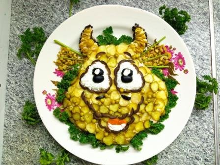 Салат Дракон на Новый год 2024