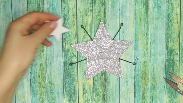 Ободок из глитарного фоамирана.