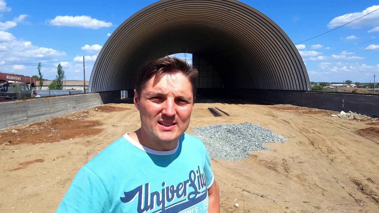 Свайно-ростверковый. Выпуск №5. Фундамент под бескаркасный ангар