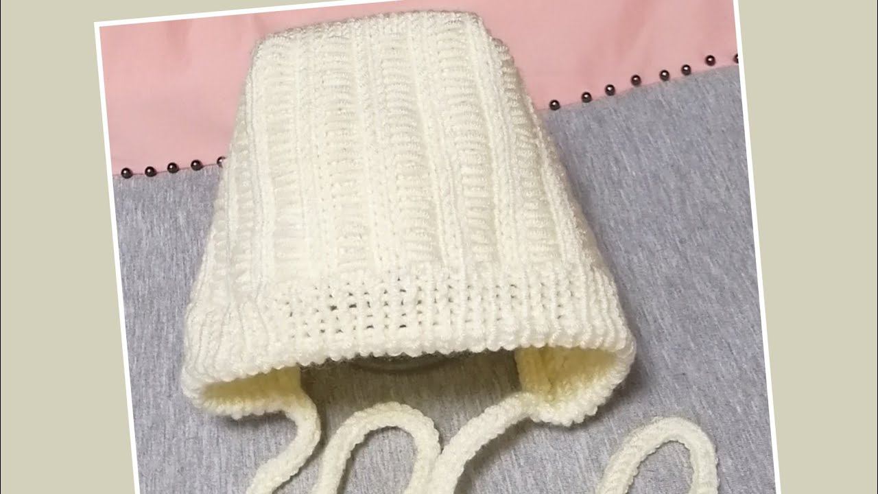 Как связать завязки для шапочки и обвязать край изделия полым шнуром