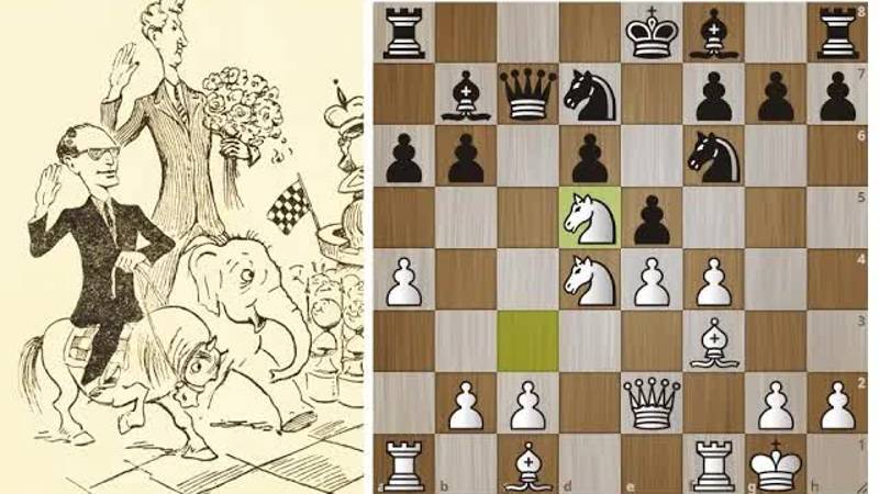 Зубодробительная атака Василия Смыслова в Сицилианке! Шахматы.