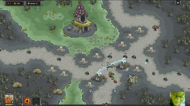 Kingdom Rush (Ветеран) → Гибельные Топи -- Железное Испытание