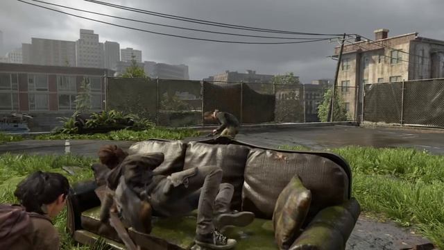 Диванный стелс от Элли в Last of us 2
