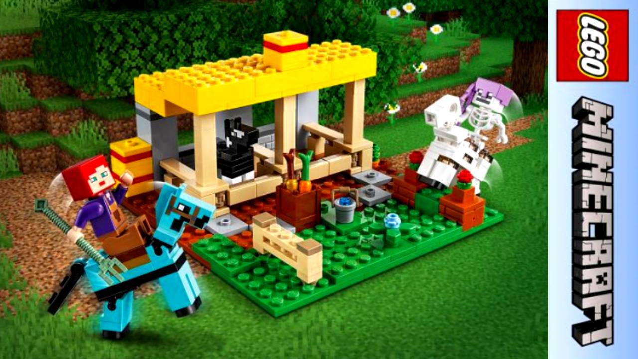 LEGO Minecraft 21171 Конюшня Обзор набора лего майнкрафт