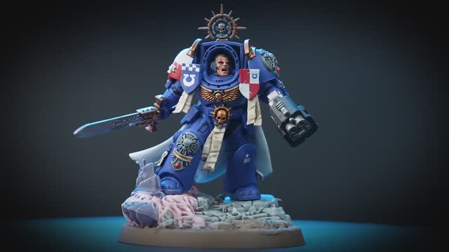 How to Paint： Battle Ready Ultramarines Captain in Terminator Armour