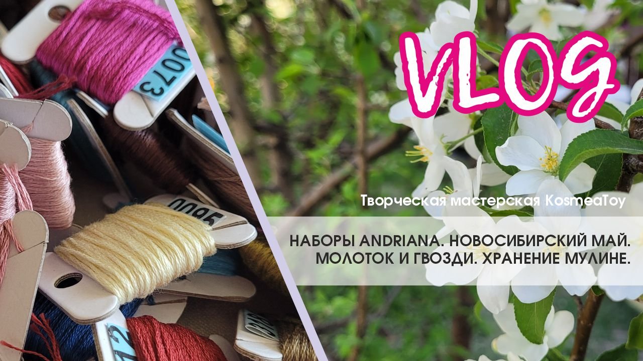 Наборы Andriana / Новосибирский май / Молоток и гвозди. VLOG