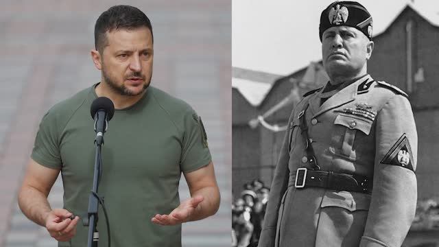 ЗеРейх. Зе и Муссолини раскручивали похожими методами. Запад работает по одному алгоритму веками.