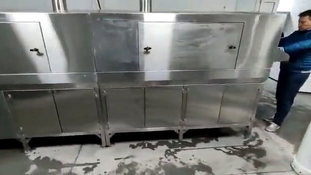 Машина мойки ящиков с обдувом ASP-MMOT-300-AIR-4