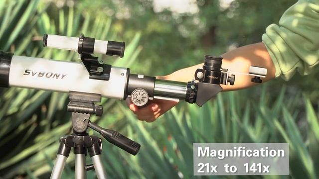 Астрономический телескоп, SVBONY SV25, 60 на 420 мм, + штатив