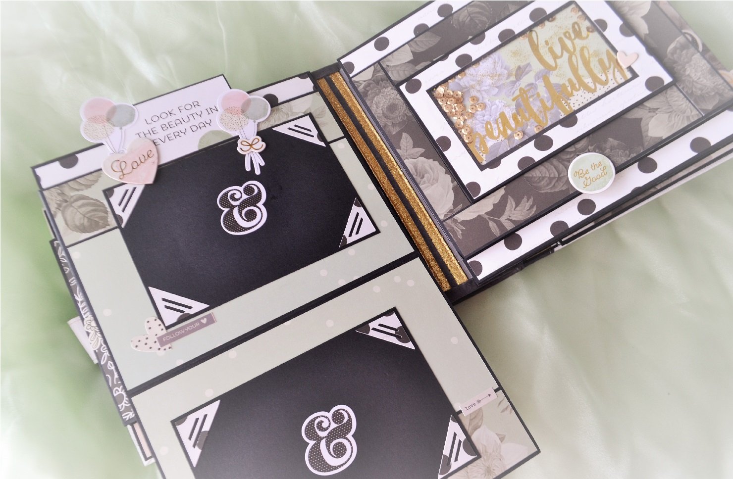 СВАДЕБНЫЙ ФОТОАЛЬБОМ СВОИМИ РУКАМИ / Страница №3 / СКРАПБУКИНГ