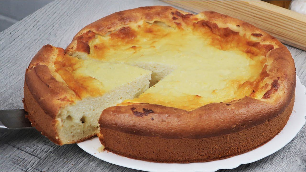 Творожный пирог. Простой и вкусный рецепт. Ленивая ватрушка
