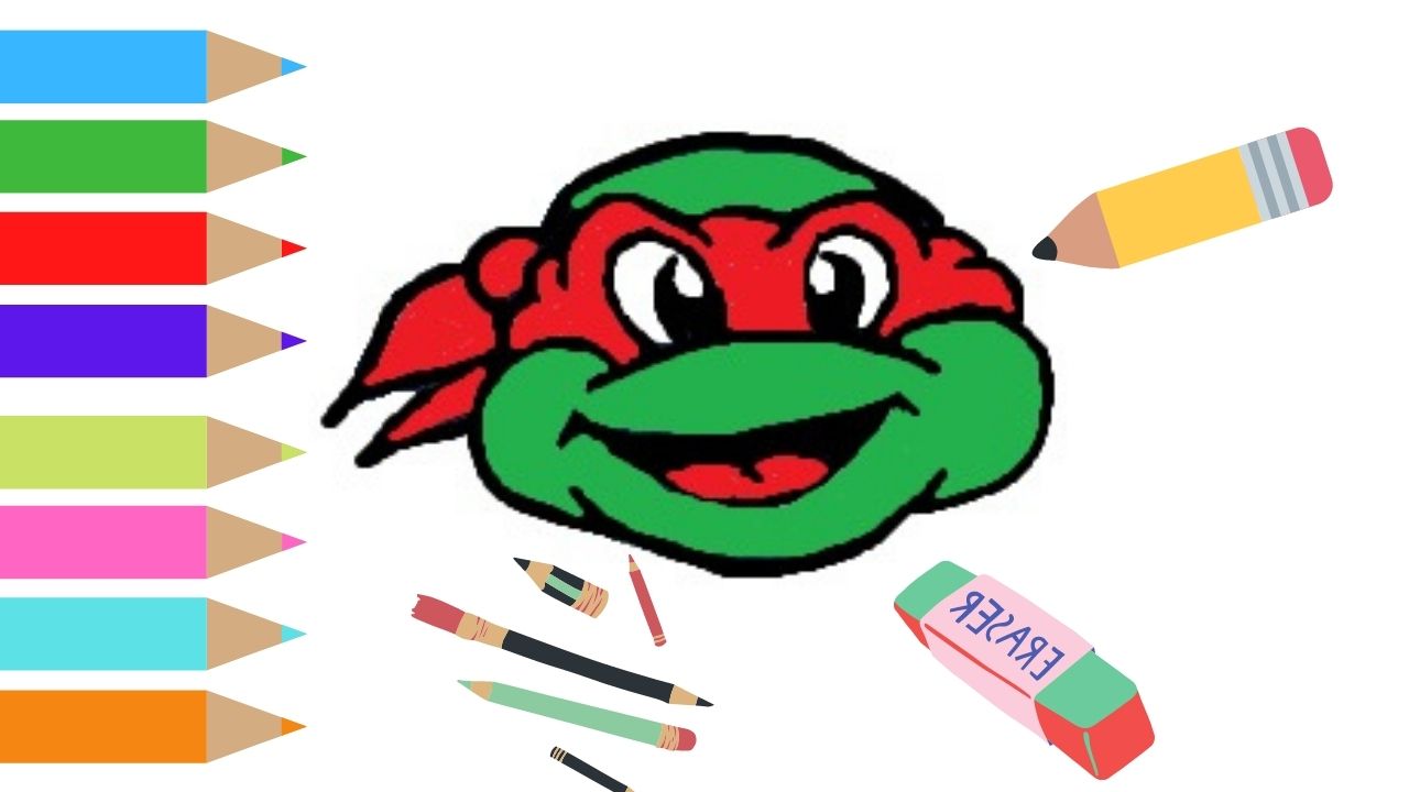 КАК НАРИСОВАТЬ ЧЕРЕПАШКУ-НИНДЗЯ